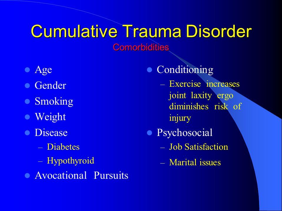 Cumulative Trauma Disorder - ArthurCare